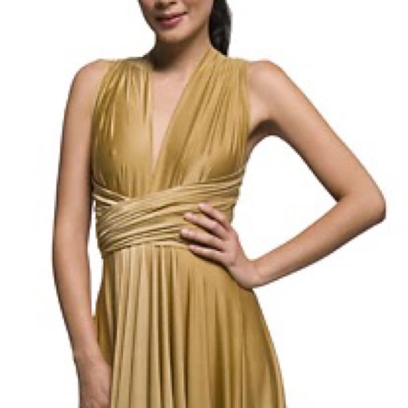 Nadia Tarr | Dresses | Ooak Butter By Nadia Tarr Exclusive Gold Wrap ...